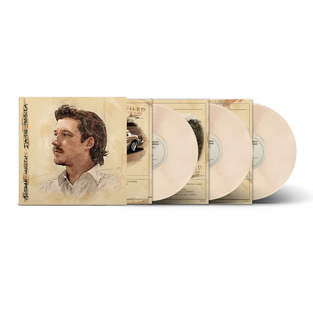 Limited Edition Exclusive I’m The Problem Bone White 3LP - Morgan Wallen CA